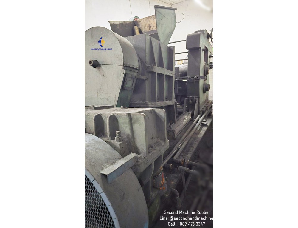 เครื่องไหลยาง ออกยางแผ่น อัตโนมัติ - Twin Screw Extruder tabe Rubber ...